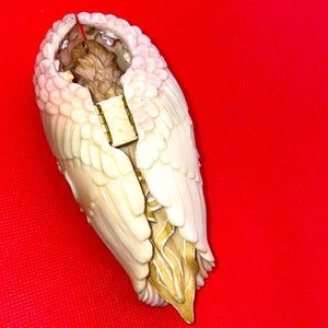 Source Unknown | Holiday | Vintage Angel Ornament Large With Hinged ...